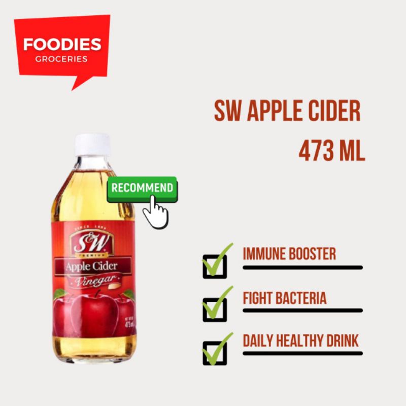 Jual SW APPLE CIDER VINEGAR 473ML / CUKA APEL / MINUMAN KESEHATAN ...