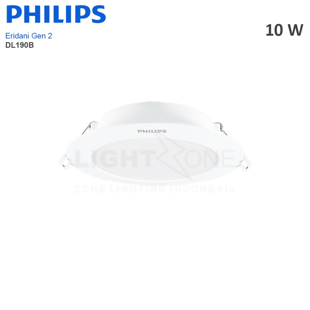 Jual Downlight LED Philips Eridani DL190B LED8 D125 10W 10 Watt Wh SNI ...