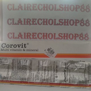 Jual corovit tab harga strip | Shopee Indonesia