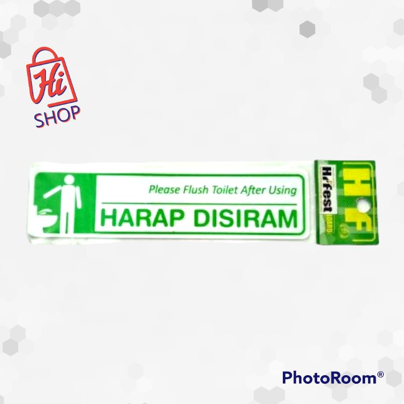 Jual Sign Sticker HARAP DISIRAM (bisa COD) | Shopee Indonesia