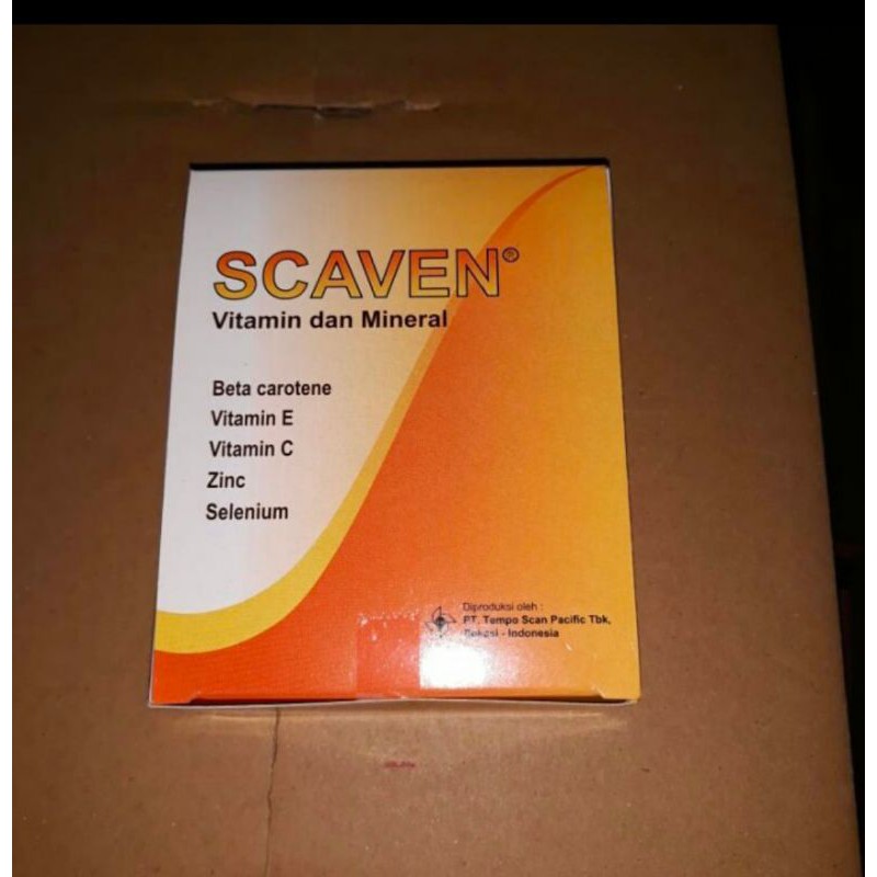 Jual Scaven Multivitamin dan mineral 50 kaplet | Shopee Indonesia
