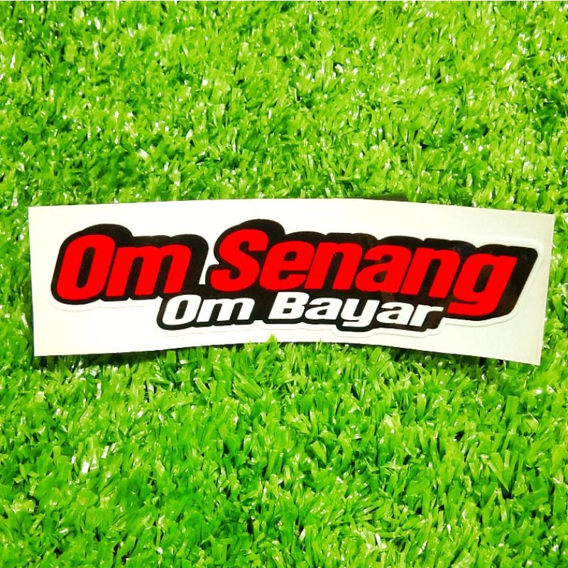Jual stiker kata2 # sticker om senang om bayar | Shopee Indonesia Jual stiker kata2 # sticker om senang om bayar | Shopee Indonesia