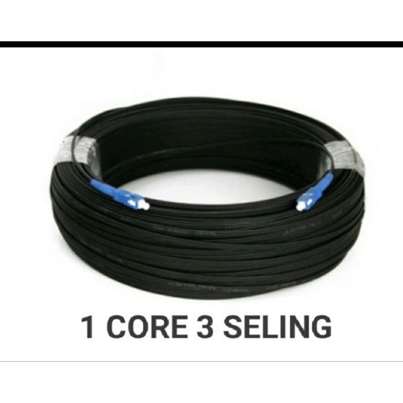 Jual Kabel FO 100 Meter 1 core 3 seling Siap Pakai / Precon 100 Meter SC UPC | Shopee Indonesia