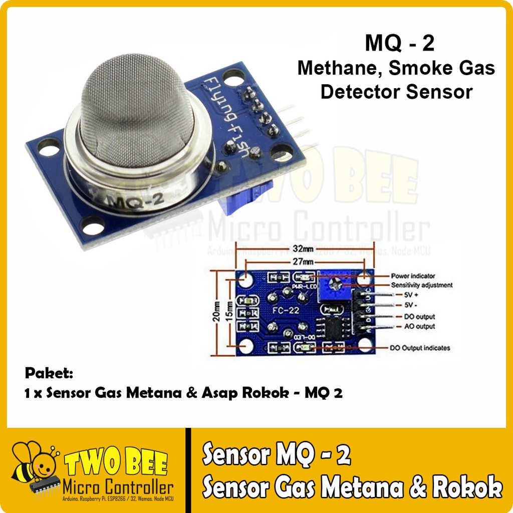 Jual Sensor Gas MQ2 - Sensor Deteksi Gas Asap / Methane | Shopee Indonesia Jual Sensor Gas MQ2 - Sensor Deteksi Gas Asap / Methane | Shopee Indonesia