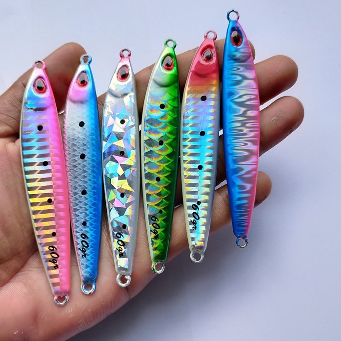 Jual Metal Jig 60 gram Body S (Model Gomame) Indonesia|Shopee Indonesia