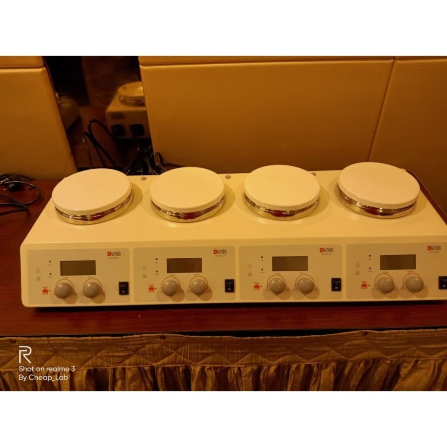 Jual DLAB MS-H340-S4 4-Channel Digital Hotplate Magnetic Stirrer ...