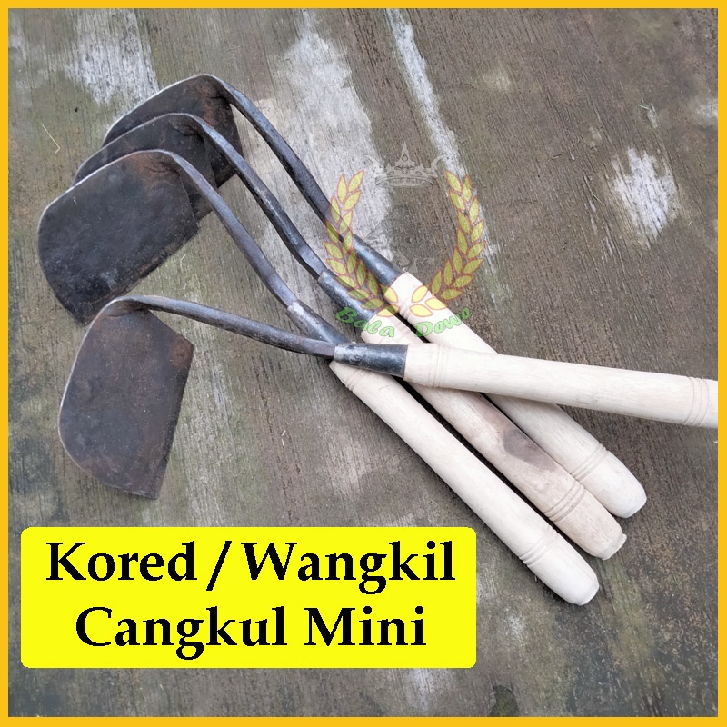Jual Kored Cangkul mini Wangkil Miring Gratul / Alat pembersih Rumput | Shopee Indonesia