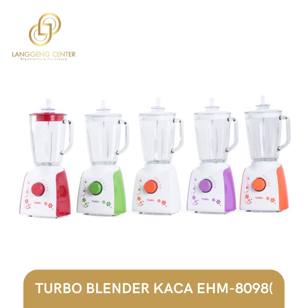Jual TURBO Blender Kaca All In One EHM-8098 2L | Shopee Indonesia