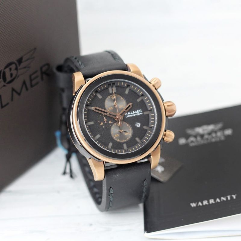 Jual Jam tangan Balmer 7941 Tali kulit chrono aktif original pria ...
