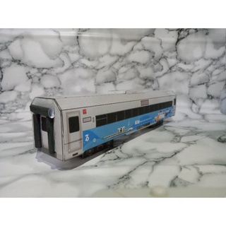 Jual DIY Miniatur Papercraft Kereta Penumpang Kelas Eksekutif Livery ...