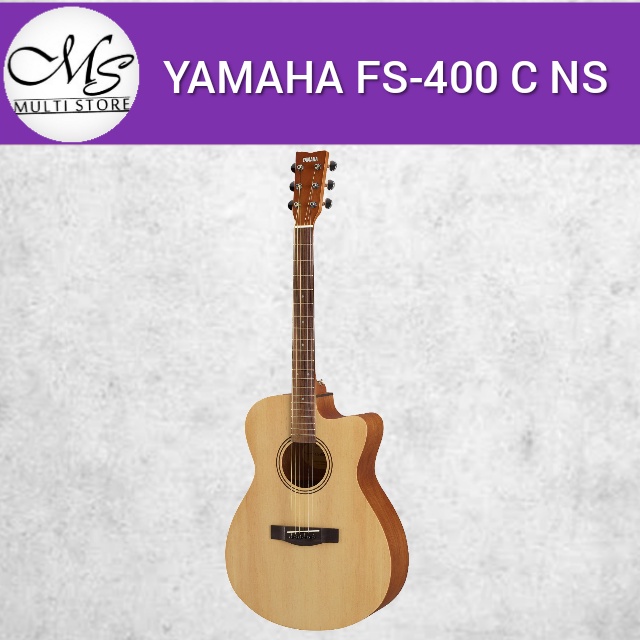 Jual Gitar akustik YAMAHA FS400C - FS 400C - FS 400 C - FS400 C - FS-400-C - NS - NATURAL SATIN ...