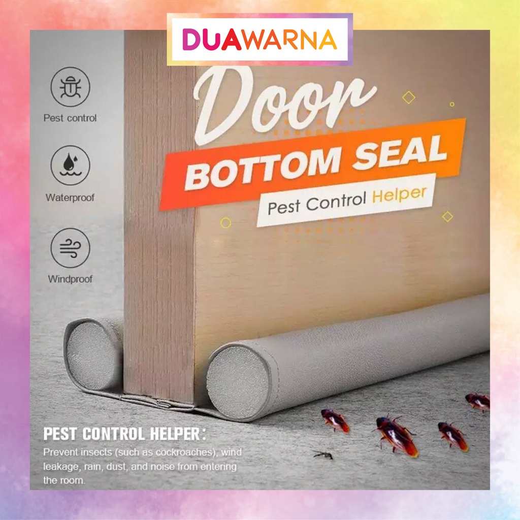 Jual DuaWarna Busa Penutup Celah Lubang Bawah Pintu Busa Penghalang ...