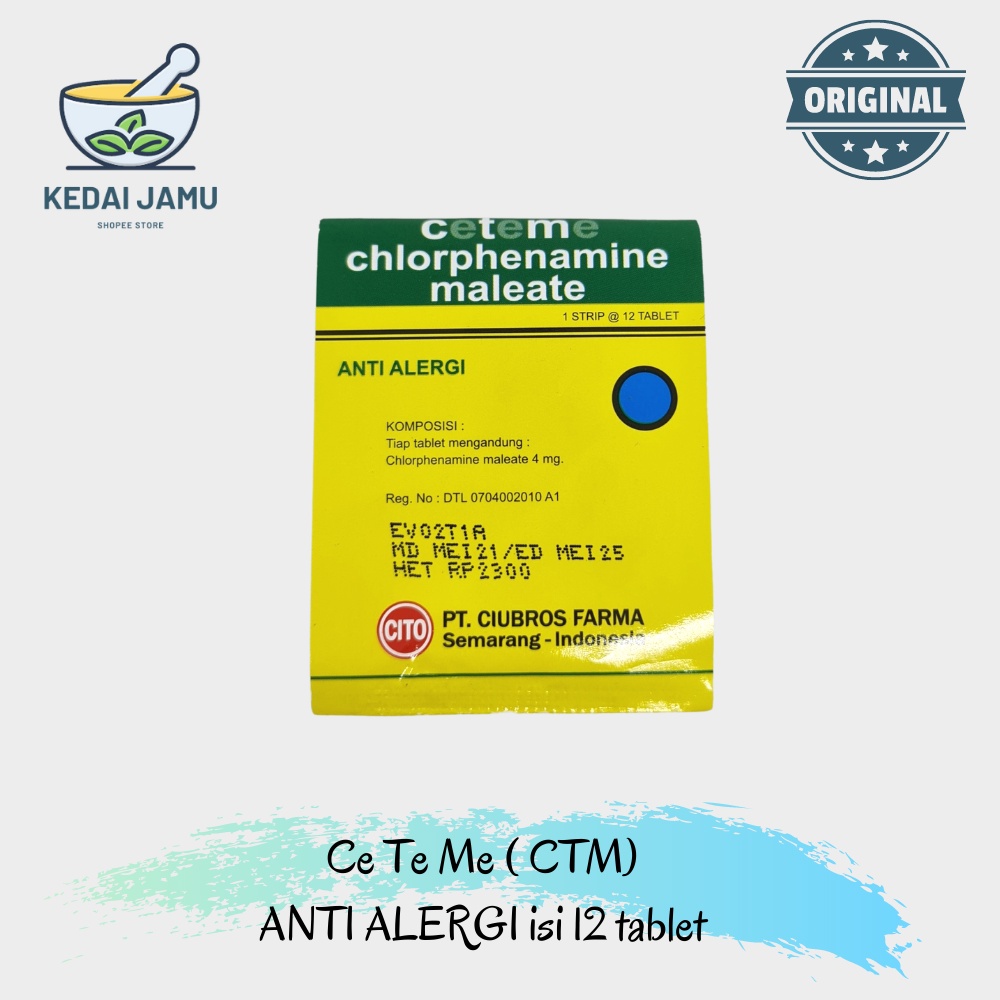 Jual obat gatal ctm Harga Terbaik & Termurah Maret 2023 | Shopee Indonesia