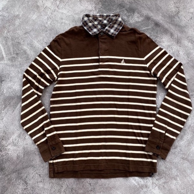 Jual polo Longsleeve/ polo RUGBY/ baju kerah/ vintage/ casual/ bean ...