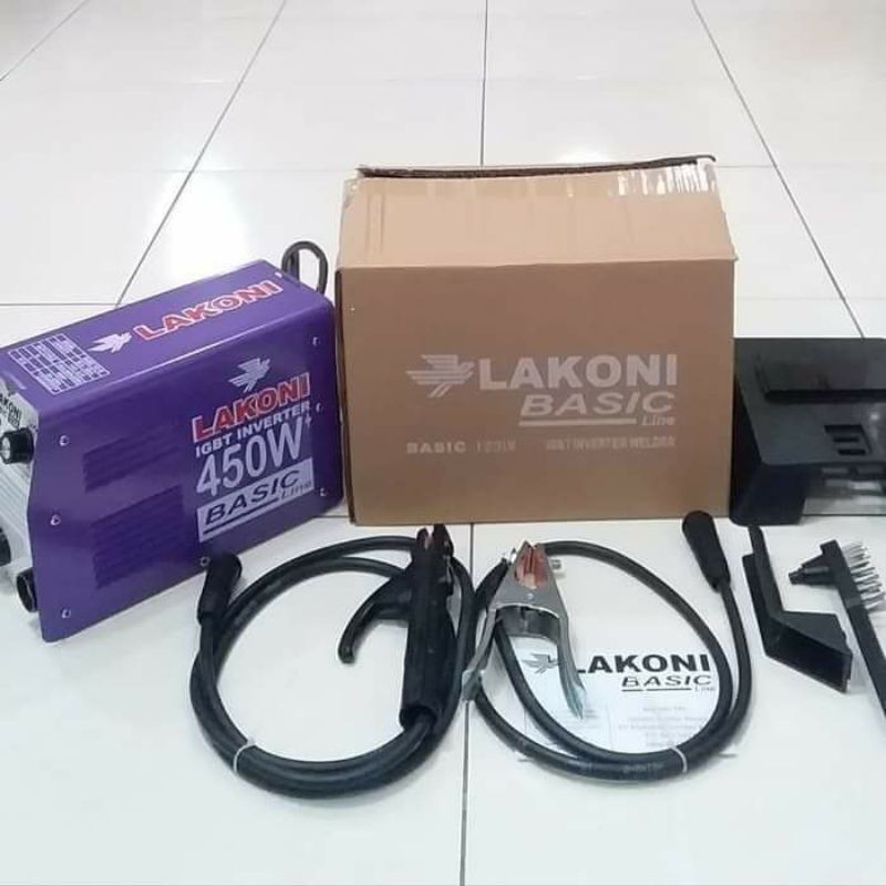Jual mesin las lakoni trafo las lakoni basic 123 ix 450 watt 120 ampere ...