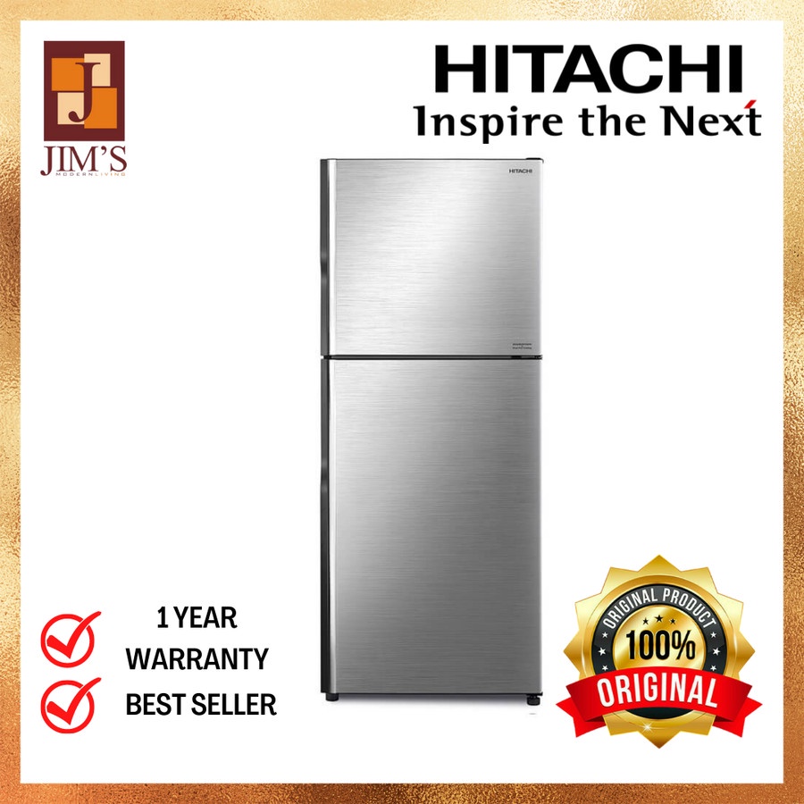 Jual Kulkas 2 Pintu Hitachi R-VX40PGD9 BSL / RVX40PGD9BSL 340L | Shopee Indonesia