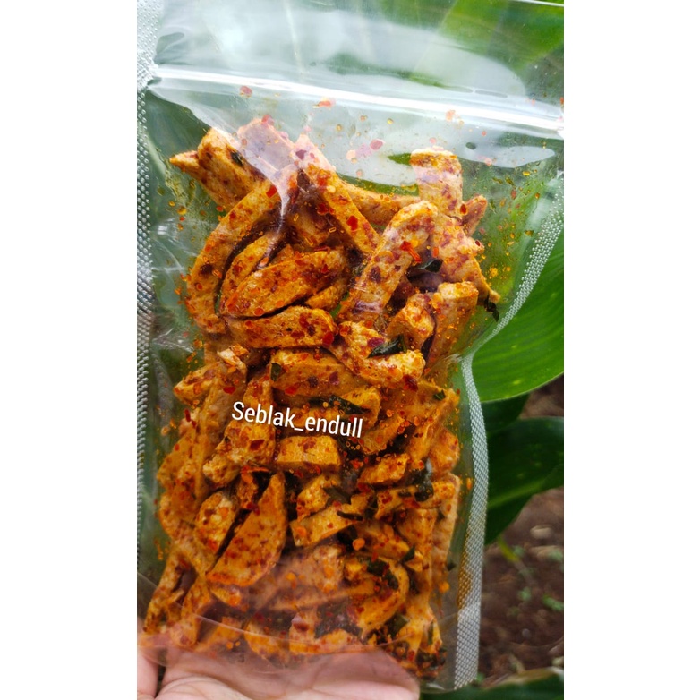 Jual Basreng stik Bumbu Basah Daun jeruk Basreng pedas 100 gram ...