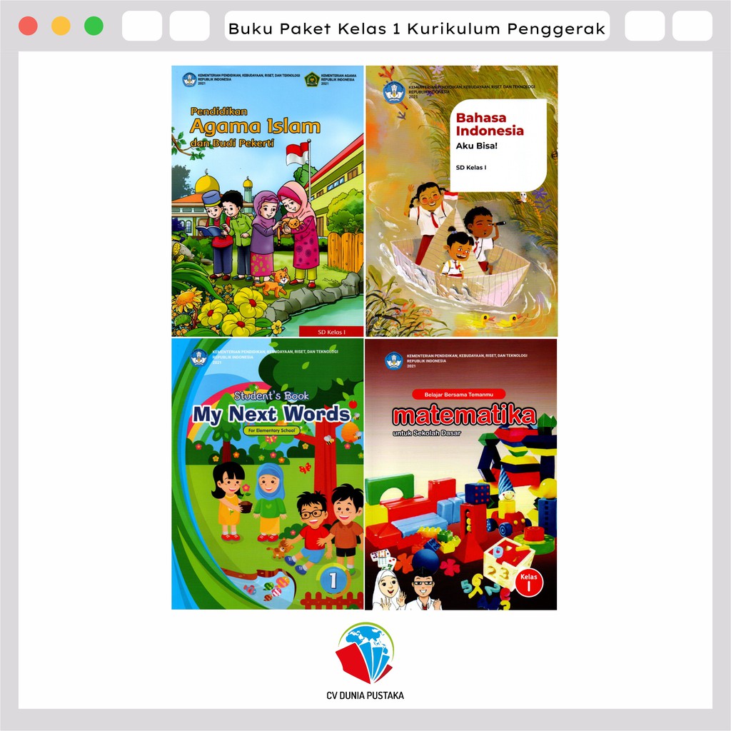 Jual BUKU KURIKULUM MERDEKA SD KELAS 1 ( KUMER / KURIKULUM PENGGERAK ) KURIKULUM 2021 TERBARU ...