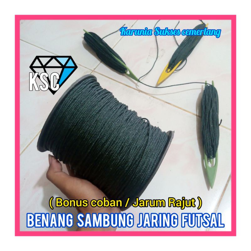 Jual BENANG SAMBUNG JARING FUTSAL / TALI RAJUT JARING FUTSAL / BENANG ...
