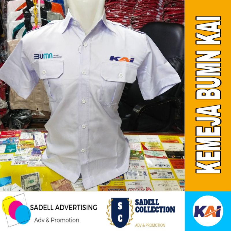 Jual Kemeja PDH Dinas Kereta Api Indonesia KAI Seragam PDH Dinas Kereta ...