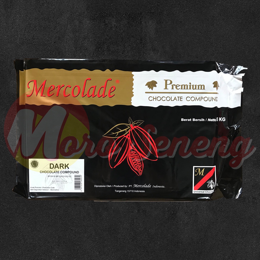 Jual Mercolade Dark Chocolate Compound / Chocolate Block / Coklat Blok ...