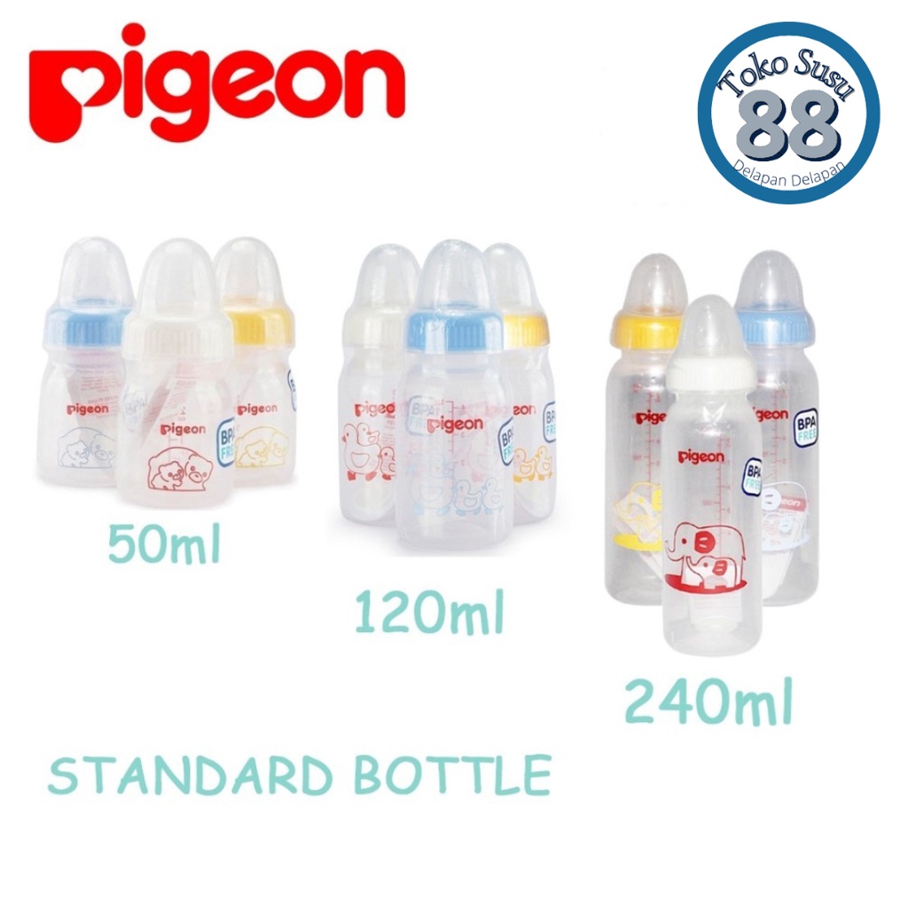 Jual Pigeon Bottle Standard 50ml / 120ml / 240ml [Random] | Shopee ...