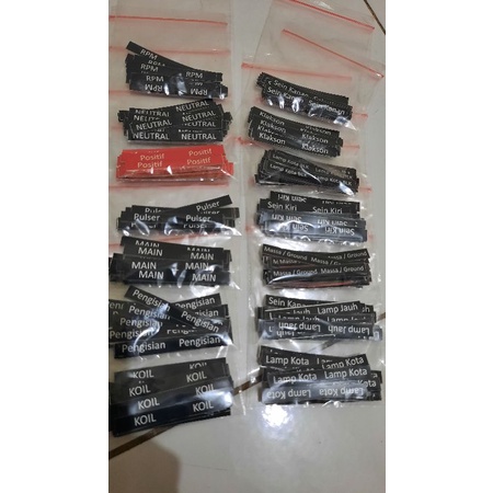 Jual stiker label kabel motor | Shopee Indonesia