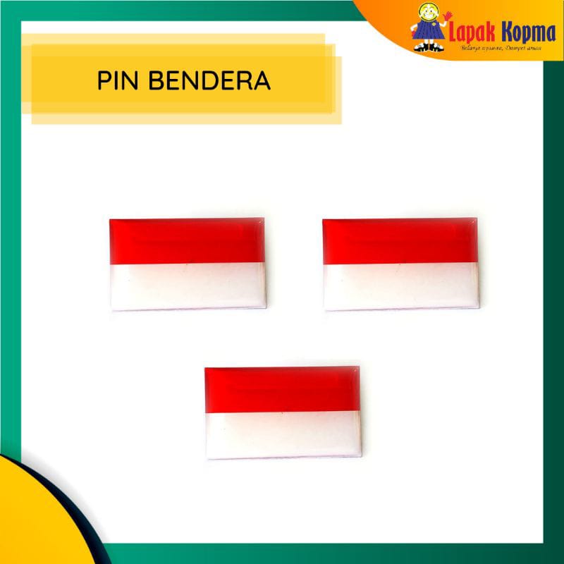 Jual PIN BENDERA MERAH PUTIH PIN FORMAL PIN UPACARA PIN [ASKIBRA PIN ...