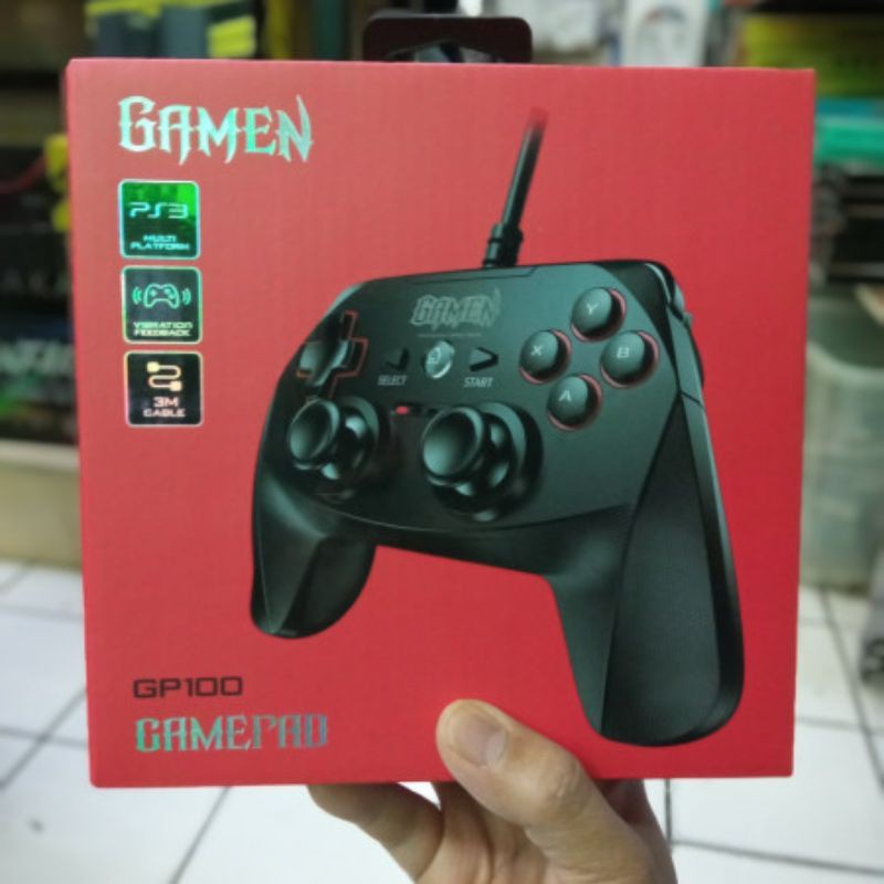 Jual Gamepad Gamen GP100/GP 100/GP-100 Universal Wired with Dual ...