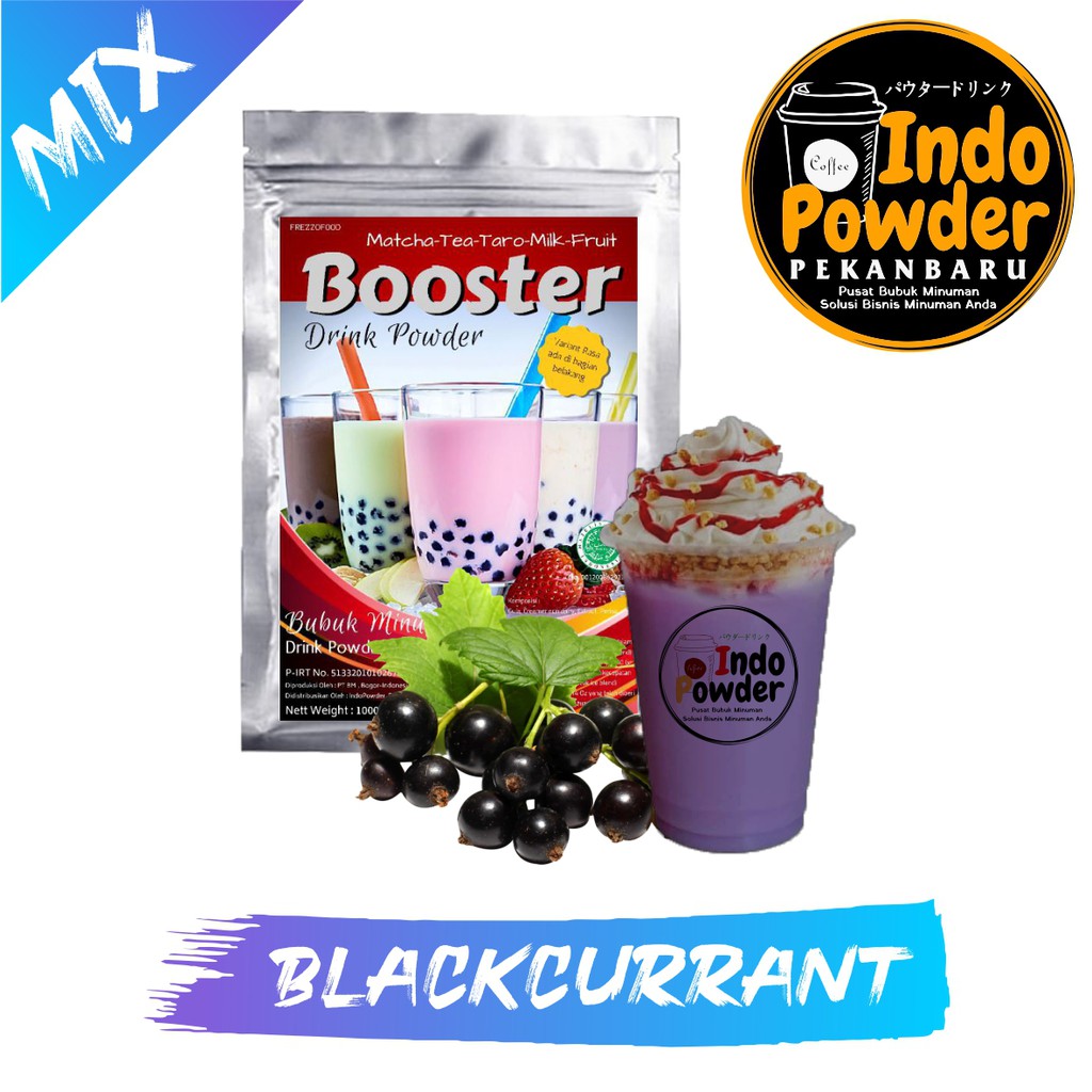 Jual Bubuk Minuman rasa blackcurrant 1Kg / Blackcurrant powder 1Kg ...