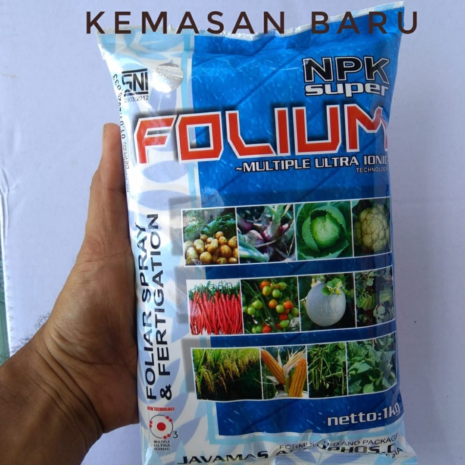 Jual Folium npk super 1 kg pupuk java mas pupuk lengkap volium NPK ...