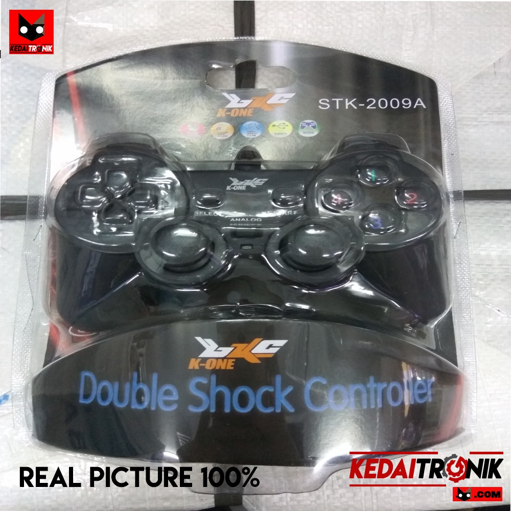 Jual Gamepad Single K-One/ Stick Playstation (PS) USB Double Shock ...