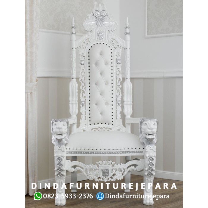 Jual kursi raja - kursi padepokan - kursi sultan - kursi ukir singa ...