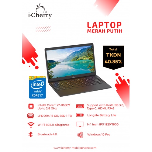 Jual Laptop Merah Putih core i7 16GB, 1TB | Shopee Indonesia