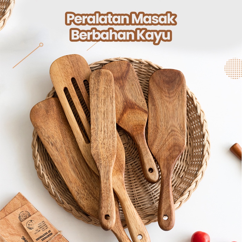 Jual Starlight Sutil Besar Bahan Kayu Wooden Spatula Panjang Sutil ...