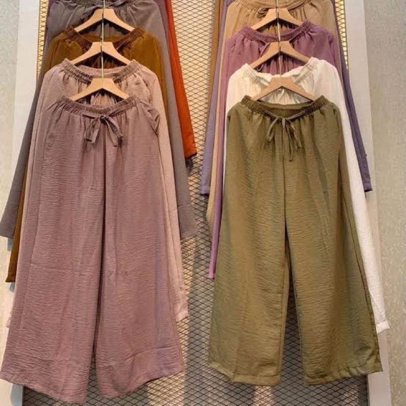 Jual CRINKLE KULOT PREMIUM WANITA ANTI KUSUT KULOT KRINGKEL | Shopee ...