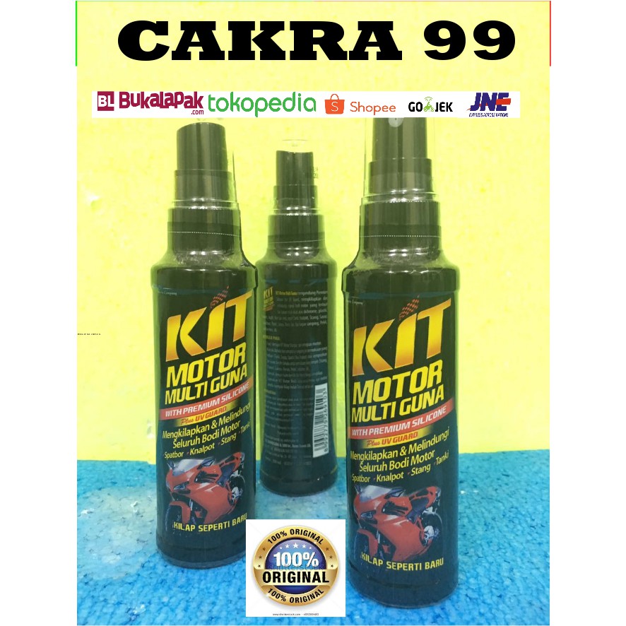 Jual KIT Motor Multiguna pengkilap body motor semprot 100 ml Indonesia ...
