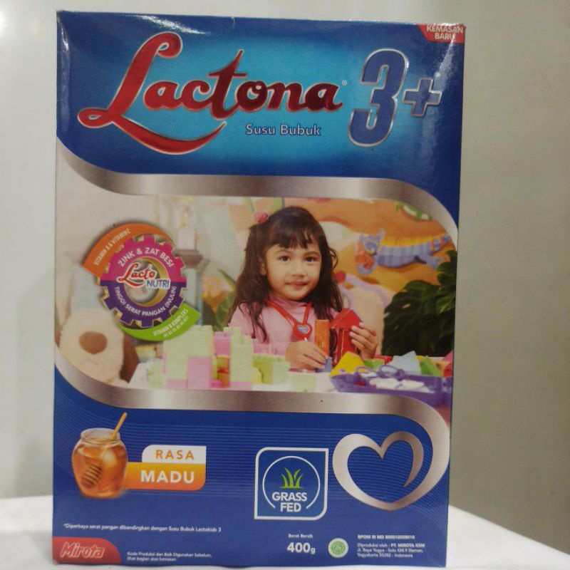 Jual LACTONA 3 Madu Susu Box 400 gr | Shopee Indonesia