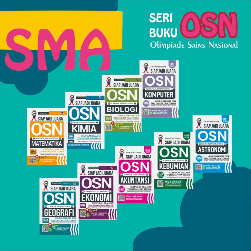 Jual Buku OSN : Olimpiade Sains Nasional SMA Kimia Fisika Biologi Komputer Geografi Akuntansi ...