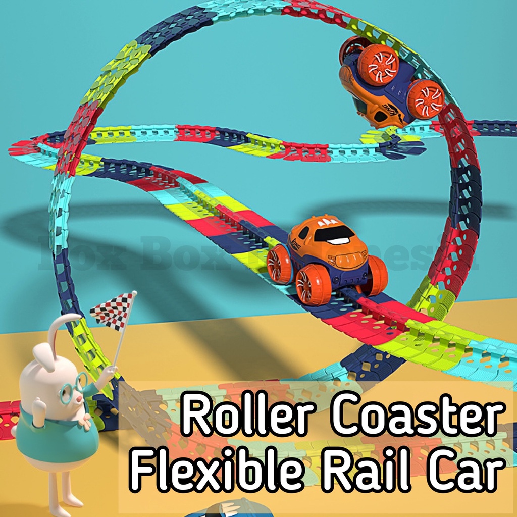 Jual Roller Coaster Flexible Rail Car - Mainan Trek Mobil Fleksibel ...