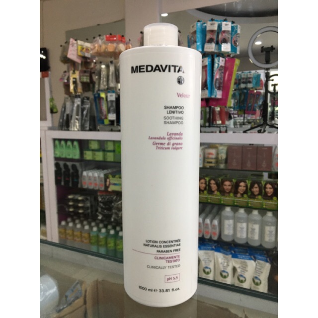 Jual Medavita Velour Soothing Shampoo 1000ml | Shopee Indonesia