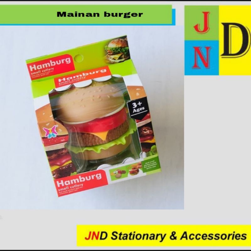 Jual Mainan Burger Susun Gourmet Burger Infinite Fun Stacking Burger ...