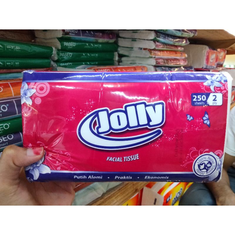 Jual TISU TISSUE JOLLY FACIAL TISSUE 250 SHEETS 2 PLY | Shopee Indonesia