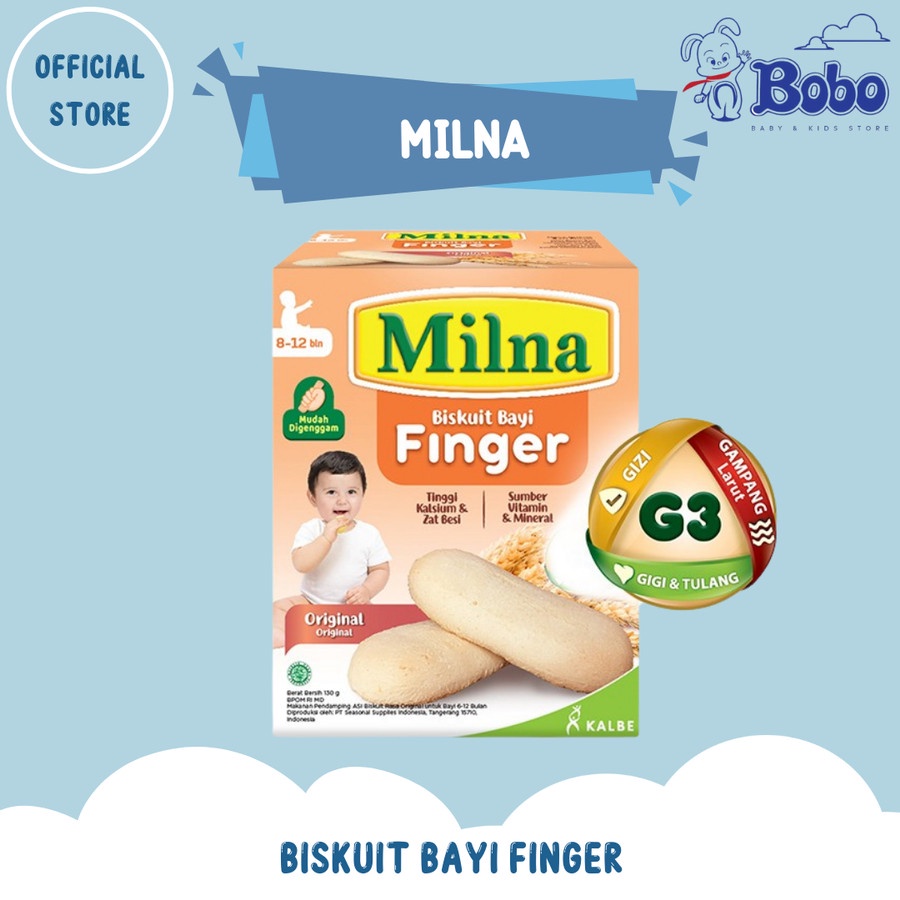 Jual Milna Biskuit Finger Original / Biskuit Bayi | Shopee Indonesia