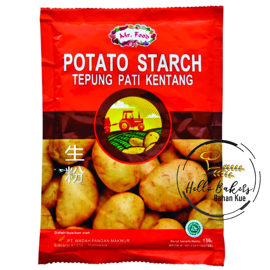 Jual PATI KENTANG MR FOOD 150gr / Kentang / Potato Starch / Pati ...