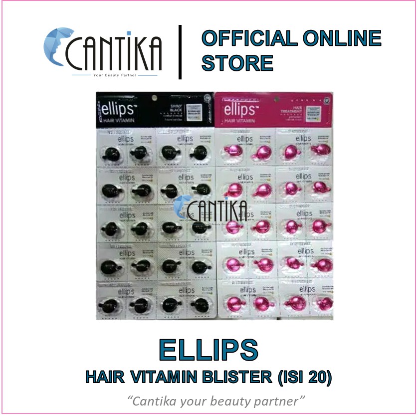 Jual PROMO ELLIPS Blister Hair Vitamin (Isi 20 butir) | Shopee Indonesia