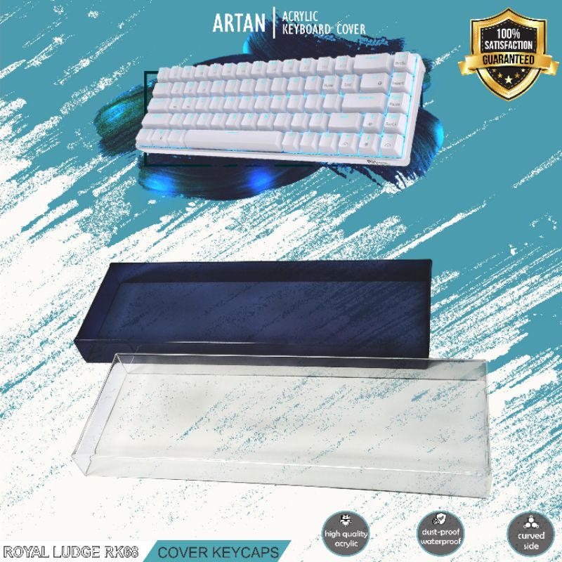 Jual Royal Kludge RK68 ACRYLIC KEYCAPS COVER PELINDUNG CAPS KEYBOARD ...