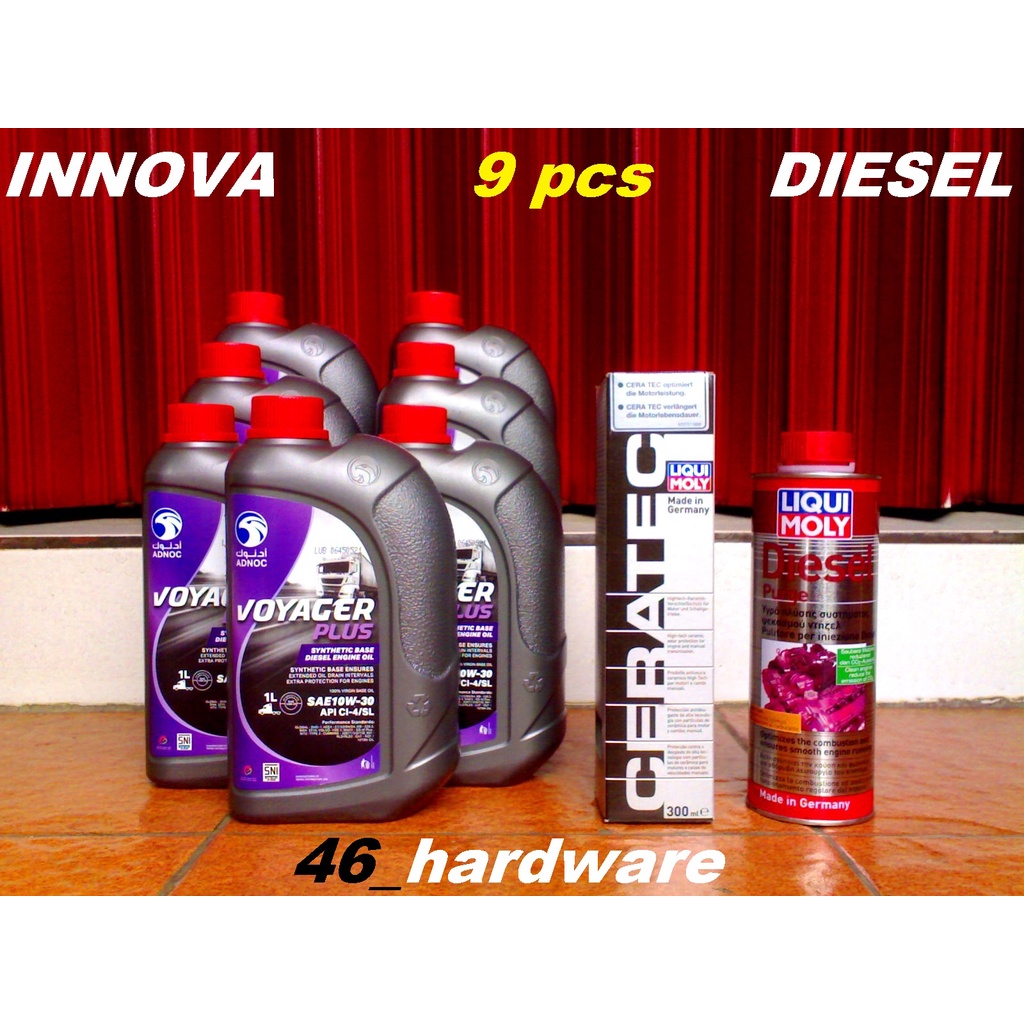 Jual ADNOC VOYAGER PLUS 10W30 SYN OLI DIESEL LM CERATEC PURGE INNOVA ...
