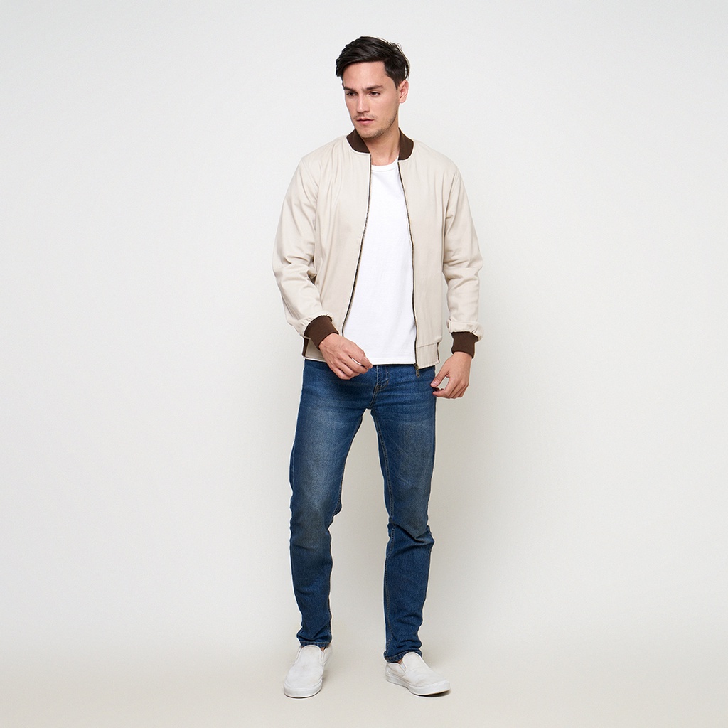 Jual JAKET PRIA - KATUN - ARMUS - CREAM | Shopee Indonesia
