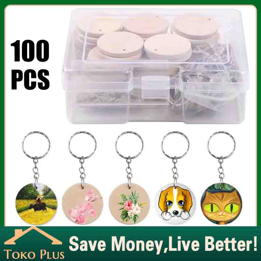 Jual 100Pcs/Box Gantungan Kunci Nomor Kamar Hotel / Kos / Kost / Villa ...